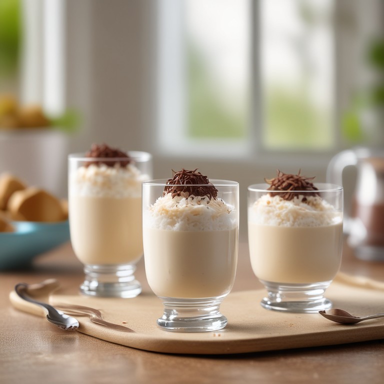 Mousse de Coco com Leite em Pó - Mr. Cook