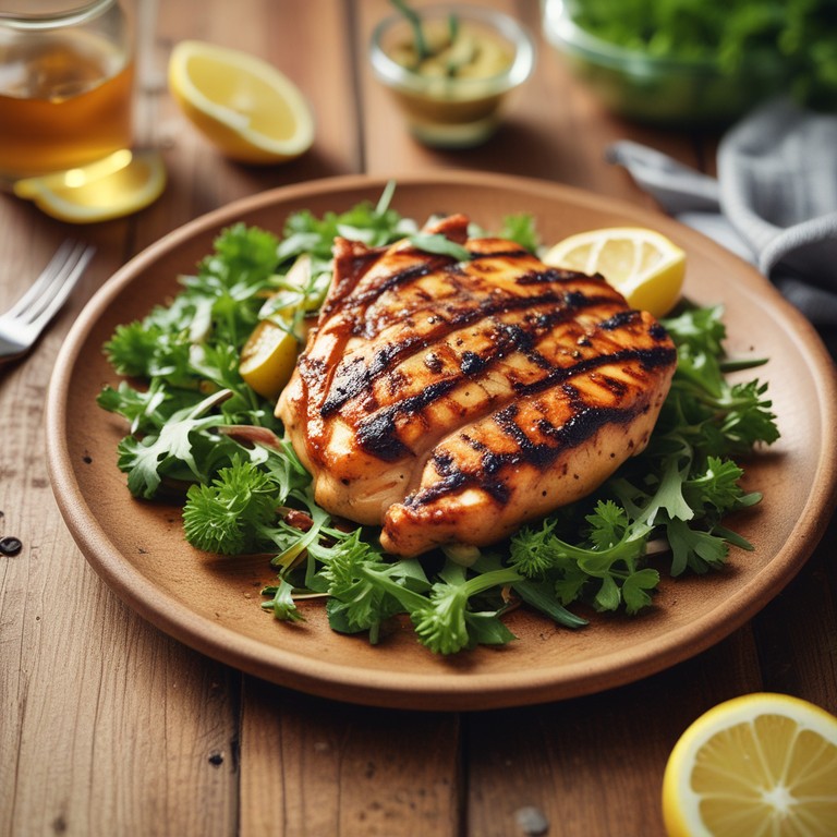 Pollo a la Parrilla con Marinada de Limón y Hierbas - Mr. Cook