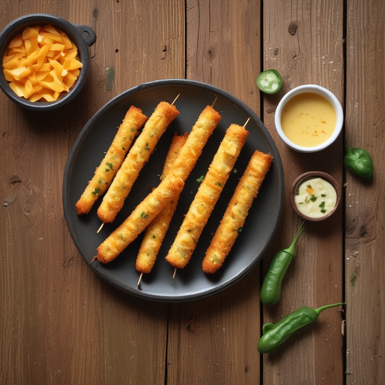 Firecracker Jalapeño Crusted Cheese Sticks - Mr. Cook