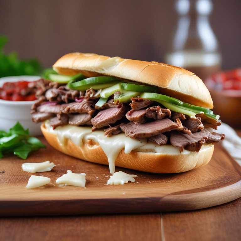 Ultimate Philly Cheese Steak Sub - Mr. Cook