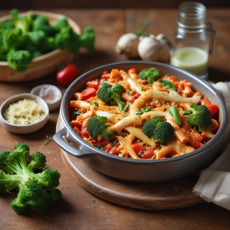 Massa Gratinada com Brócolis e Queijo - Mr. Cook