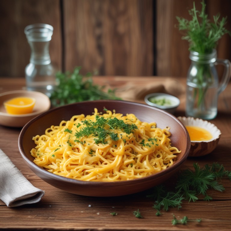 Fideos con Huevo y Queso - Mr. Cook