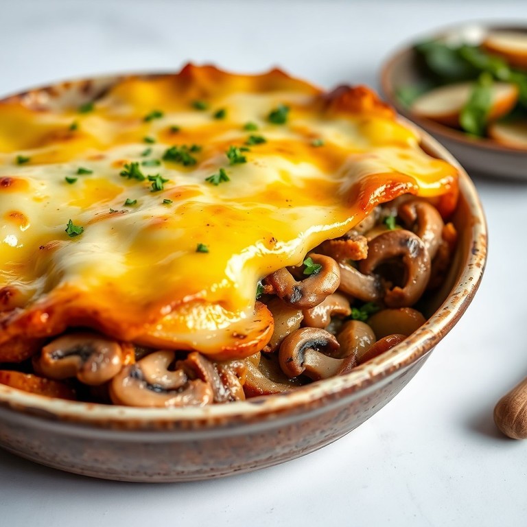 Cheesy Mushroom and Tuna Potato Bake - Mr. Cook