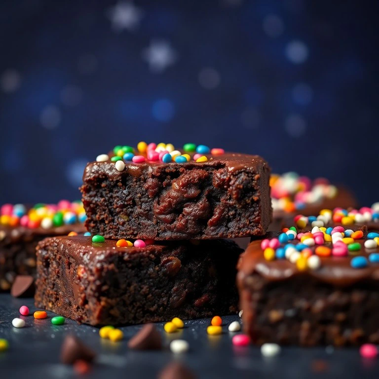 Galactic Chocolate Fudge Brownies - Mr. Cook