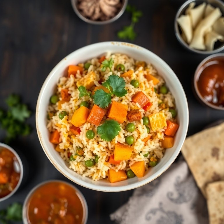 Hearty Sambar Rice with Mixed Vegetables - Mr. Cook