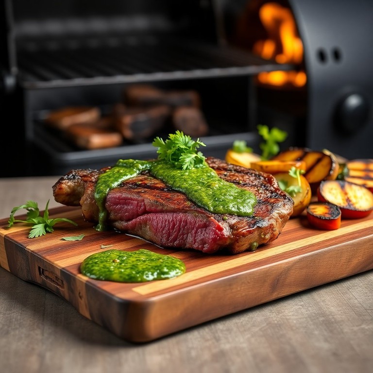 Solomito a la Parrilla con Salsa Chimichurri - Mr. Cook