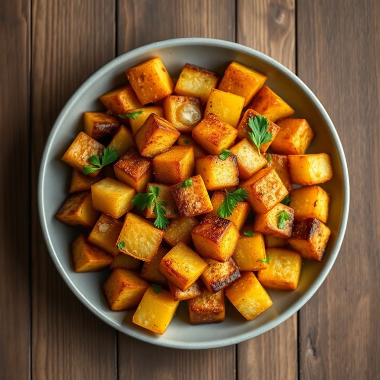 Cumin-Infused Roasted Potato Cubes - Mr. Cook