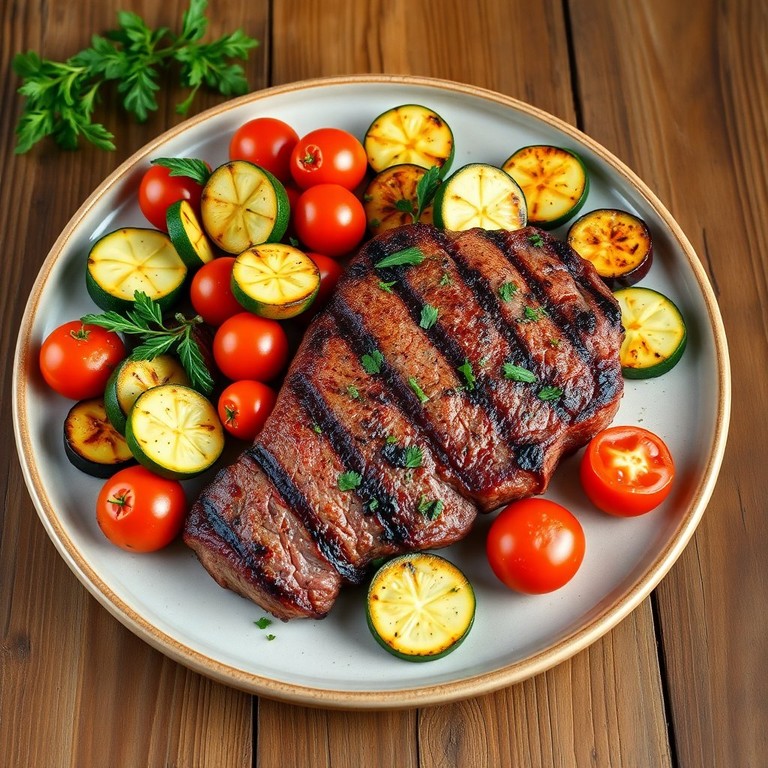 Filé Mignon Grelhado com Legumes Coloridos - Mr. Cook