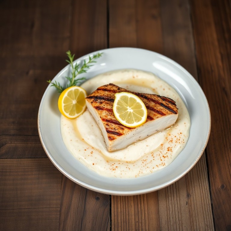 Filet de Thon Rôti avec Purée de Chou-Fleur Crémeux - Mr. Cook