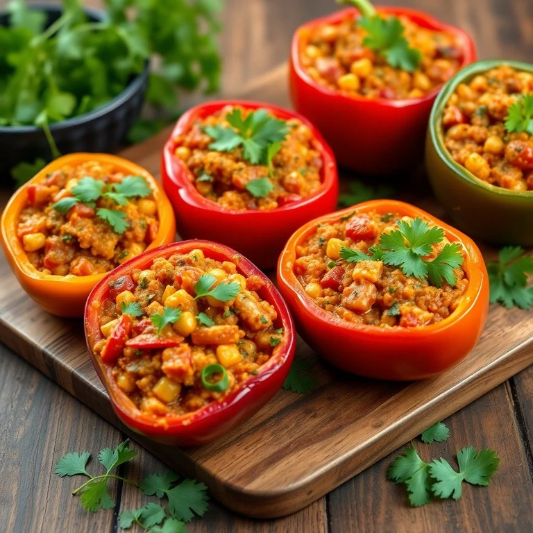 Savory Stuffed Capsicum Delight - Mr. Cook
