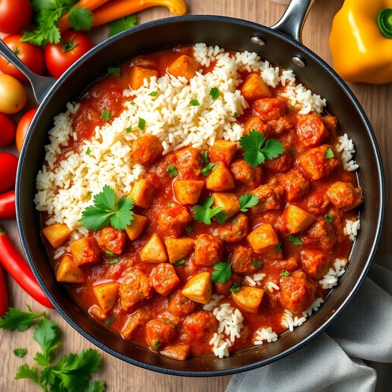 One-Pan Chicken and Basmati Rice Delight - Mr. Cook