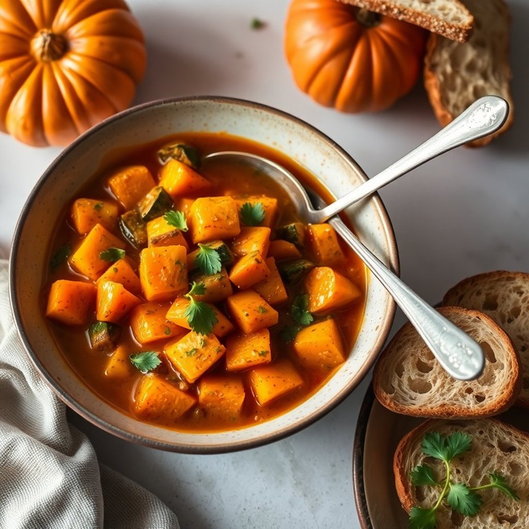 Ragoût de Pâtisson et Butternut aux Épices - Mr. Cook