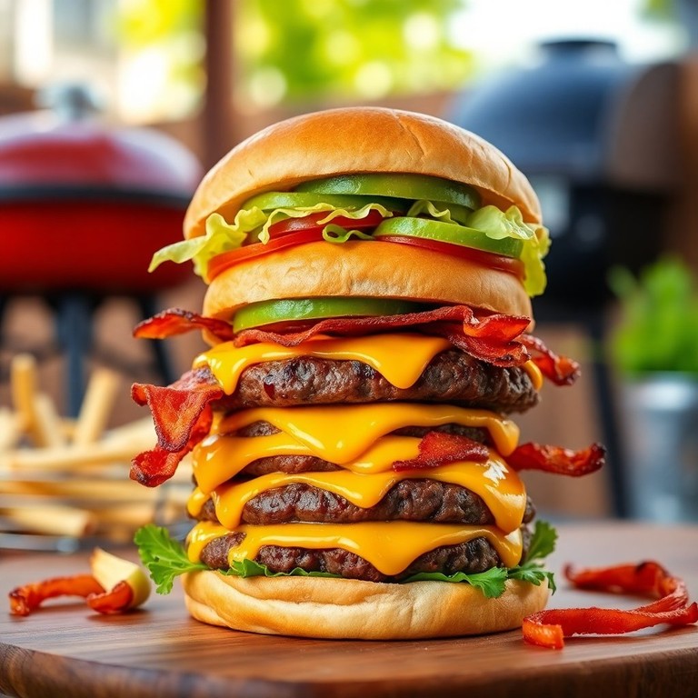 Legendary Bigfoot Burger Stack - Mr. Cook