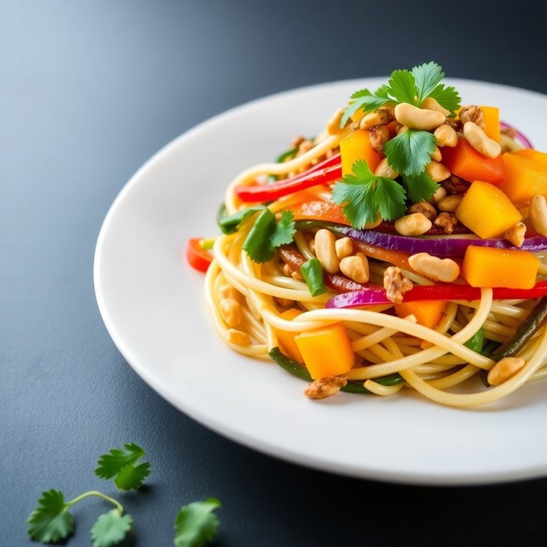 Buntes Gemüse-Pad-Thai mit Mango - Mr. Cook