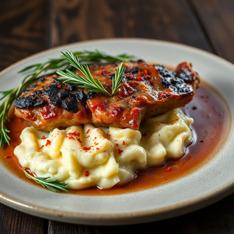 Carne al Horno con Puré de Papa y Puerro para Dos - Mr. Cook
