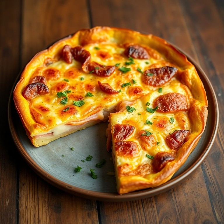 Tortilla Española con Jamón y Queso - Mr. Cook