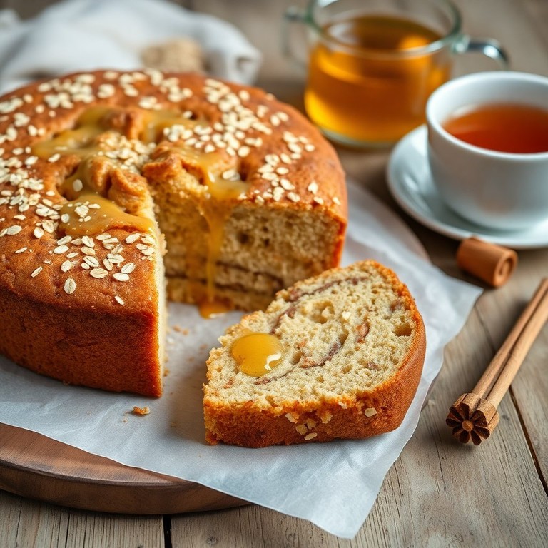 Bolo de Aveia com Mel e Ovos Sem Farinha de Trigo - Mr. Cook