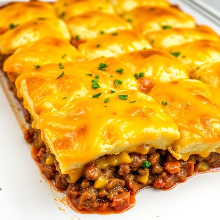 Savory Beef and Biscuit Casserole - Mr. Cook