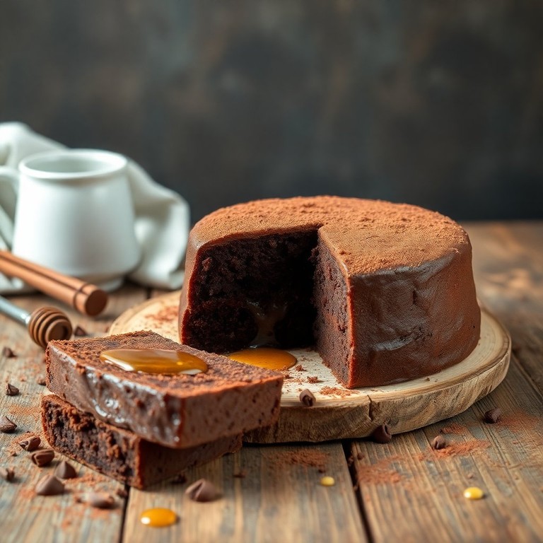 Bolo de Whey com Cacau e Mel - Mr. Cook