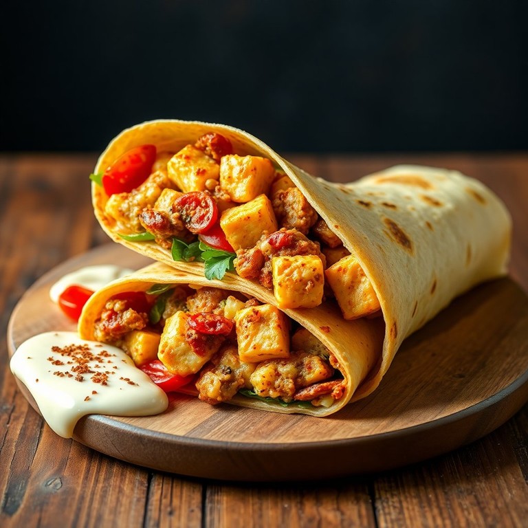 Cheesy Chilly Paneer Wrap with Creamy Mayonnaise - Mr. Cook