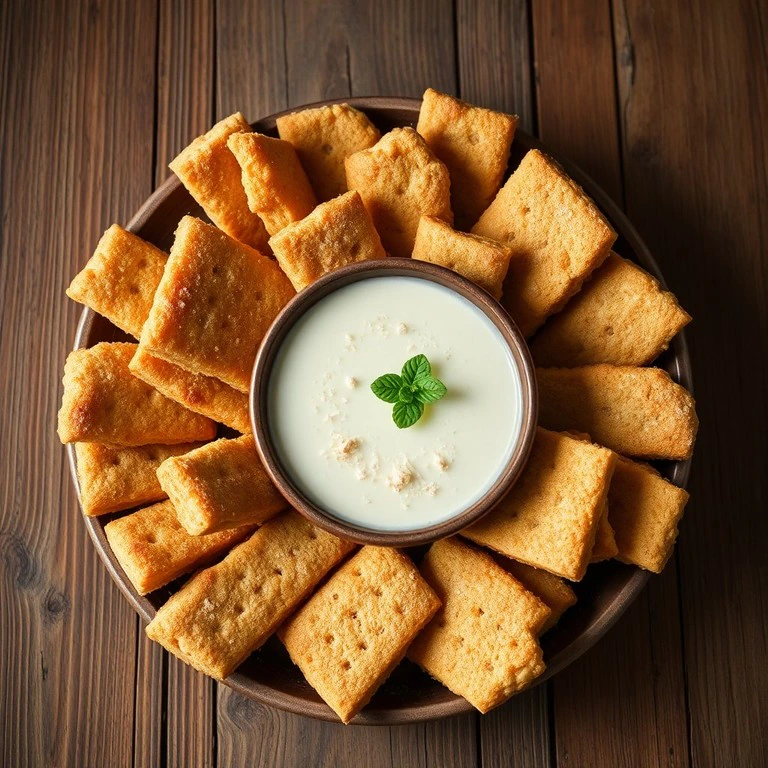 Sweet Rusk Delight with Creamy Milk Dip - Mr. Cook