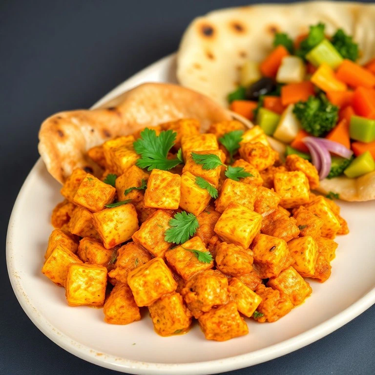 Spiced Scrambled Paneer Delight - Mr. Cook