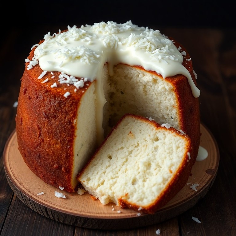 Bolo de Coco com Creme de Leite - Mr. Cook