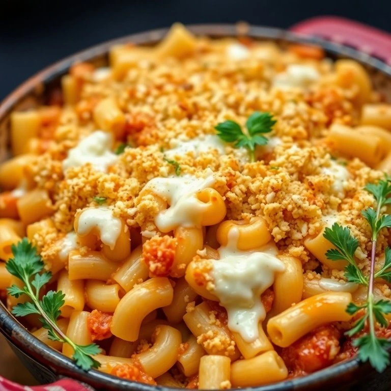Savory Mozzarella Macaroni Casserole - Mr. Cook