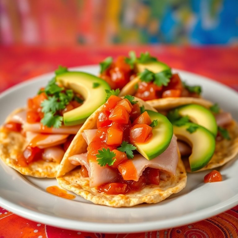 Tostadas de Jamón con Salsa de Jitomate - Mr. Cook