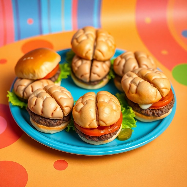 Mini Brain Burgers - Mr. Cook