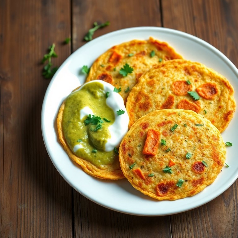Savory Sooji and Vegetable Pancakes - Mr. Cook