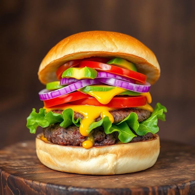 Hamburguesa Especial de Ternera con Queso Fundido - Mr. Cook