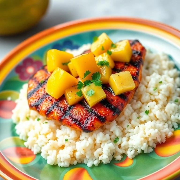 Frango Tropical com Arroz de Coco Pronto - Mr. Cook