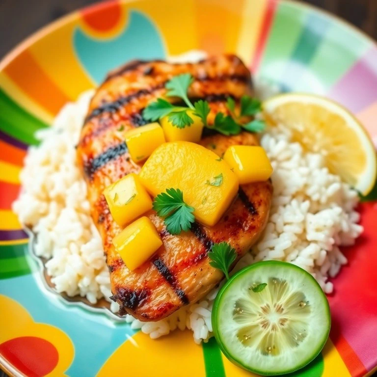 Frango Tropical com Arroz de Coco - Mr. Cook