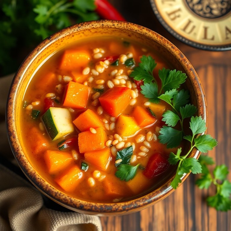 Sopa de Legumes Rústica com Grãos - Mr. Cook