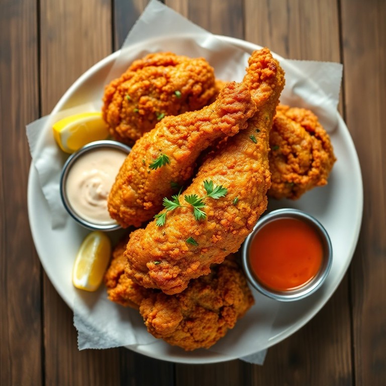 Crispy Herb-Infused Fried Chicken - Mr. Cook