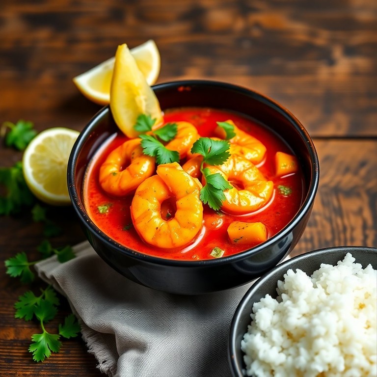 Curry Rouge De Crevettes Et Ananas Mr Cook