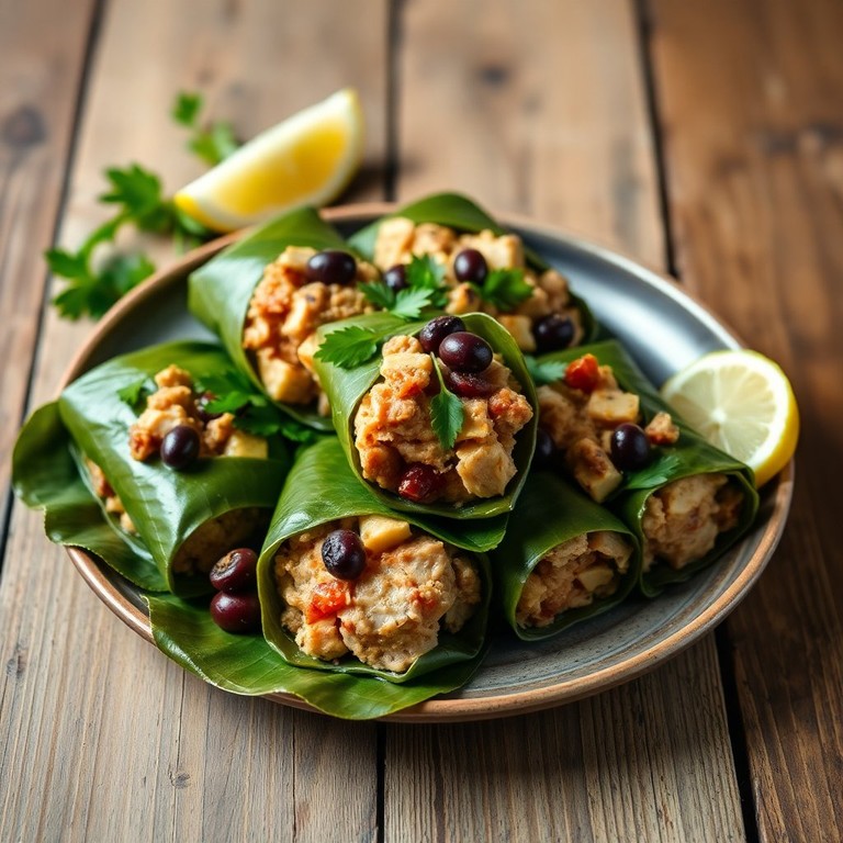 Hallacas con Relleno de Cerdo y Pollo - Mr. Cook