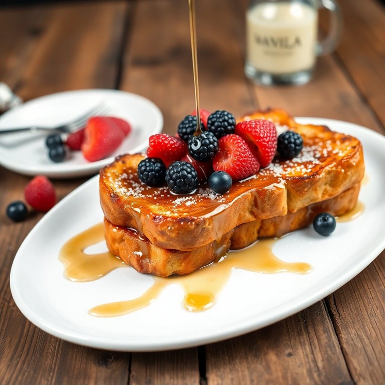 Vanilla Butter French Toast Delight - Mr. Cook