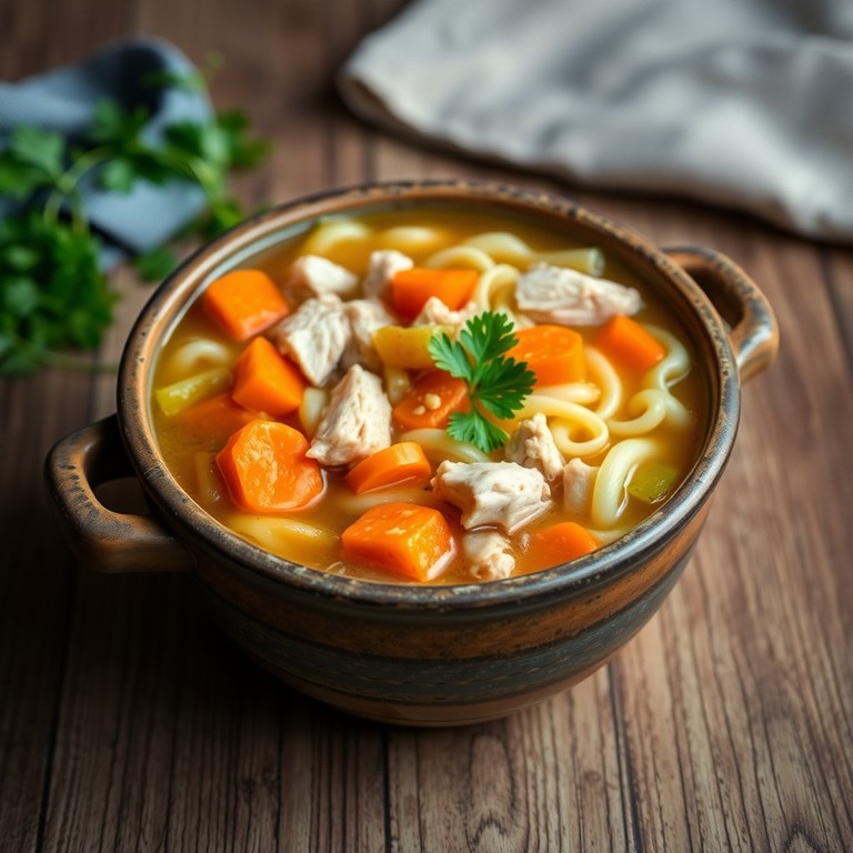 Comforting Chicken Soup - Mr. Cook