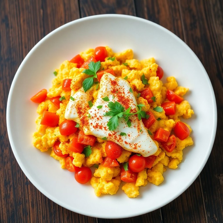 Spicy Tomato Scramble - Mr. Cook