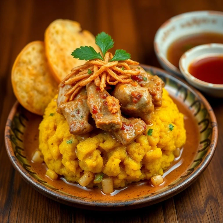 Mofongo de Pollo al Mojo - Mr. Cook