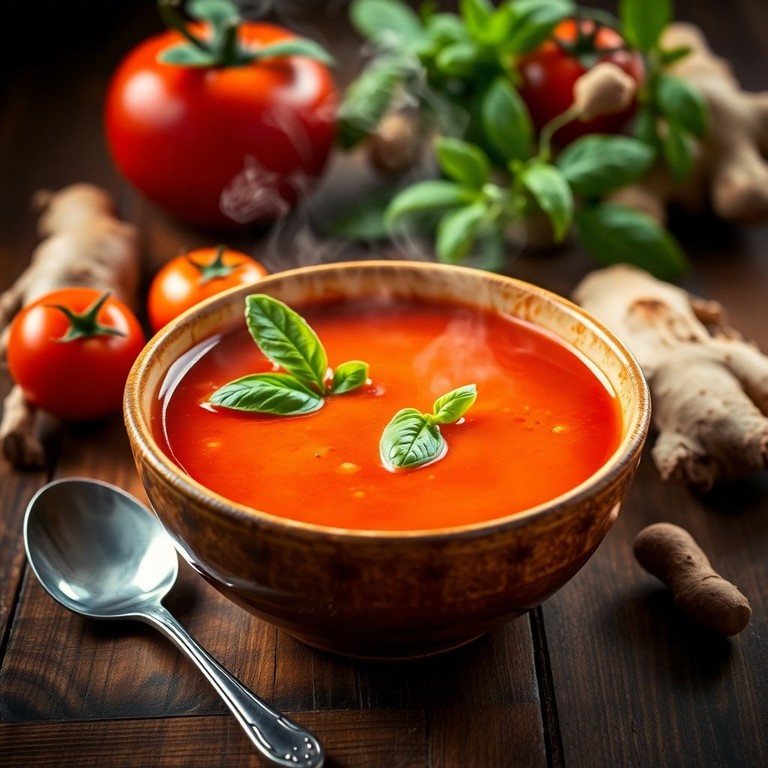 Spicy Ginger Tomato Soup - Mr. Cook