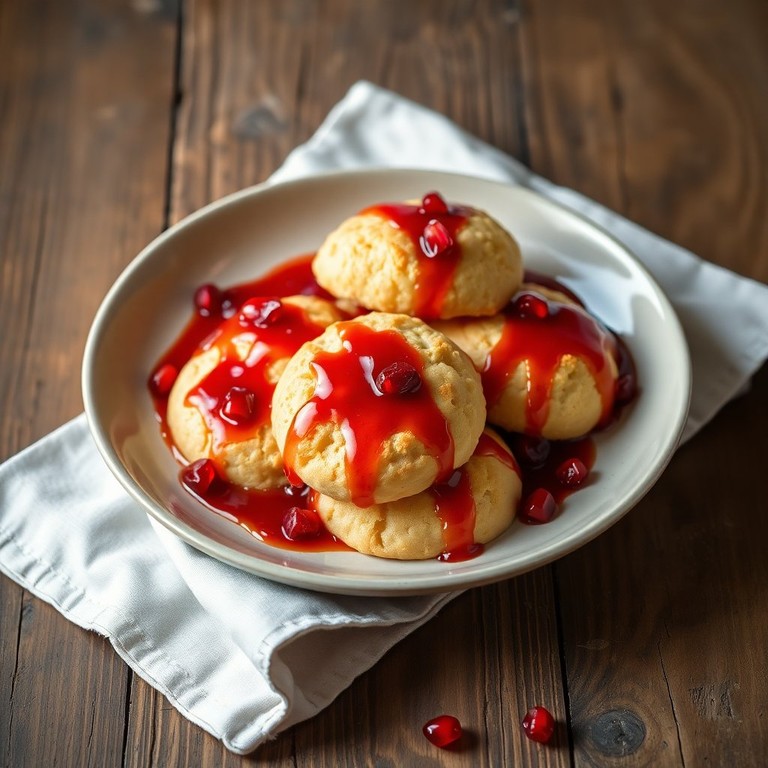 Pomegranate Honey Biscuit Delight - Mr. Cook