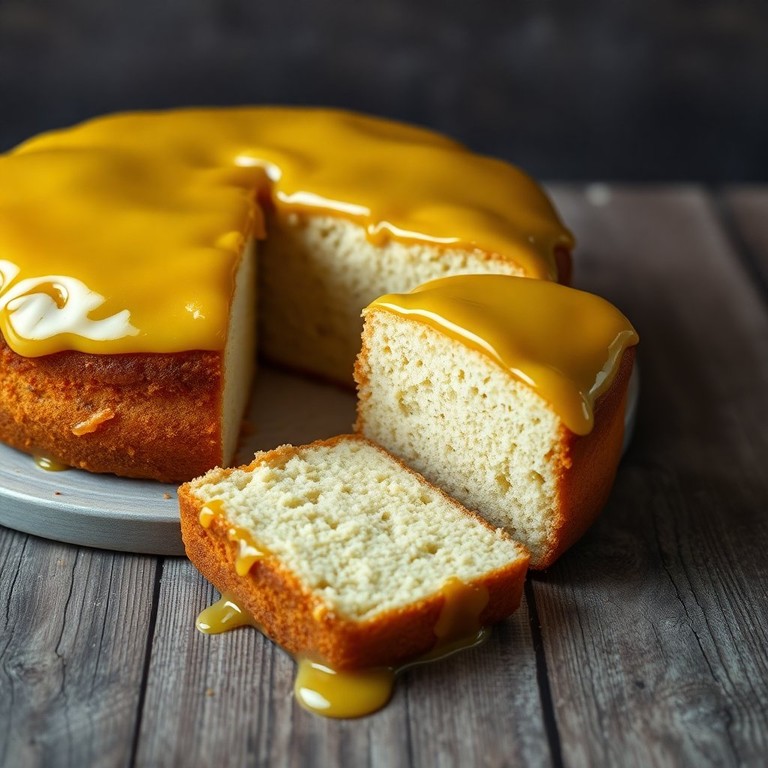 Bolo de Whey com Cobertura de Mel - Mr. Cook