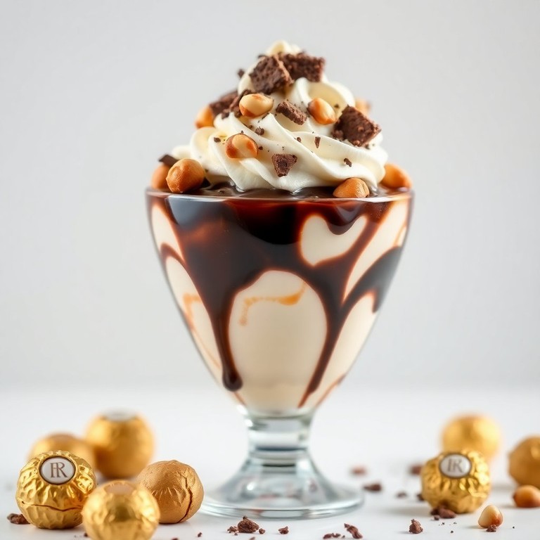 Sundae de Ferrero Rocher - Mr. Cook