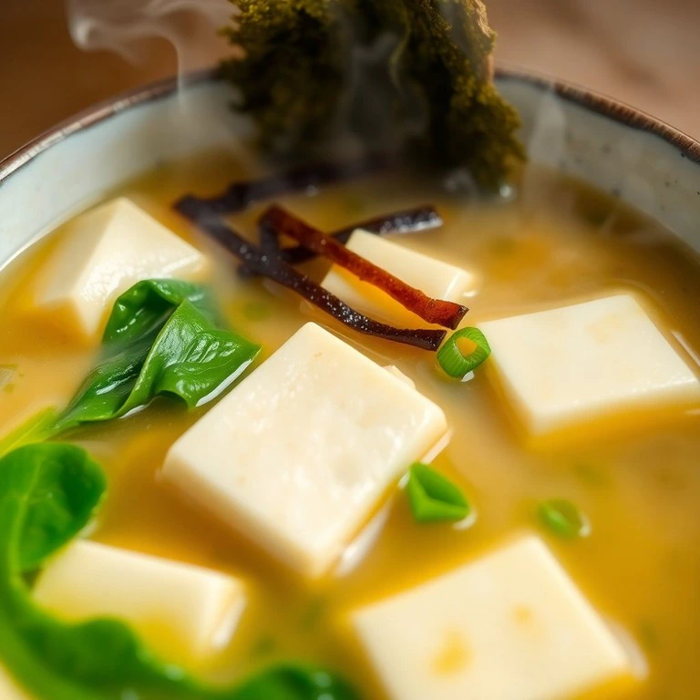 Sopa Miso con Tofu y Algas - Mr. Cook