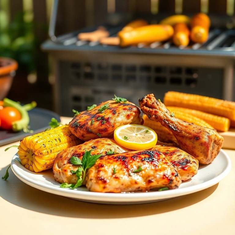 Zesty Lemon Myrtle Grilled Chicken - Mr. Cook