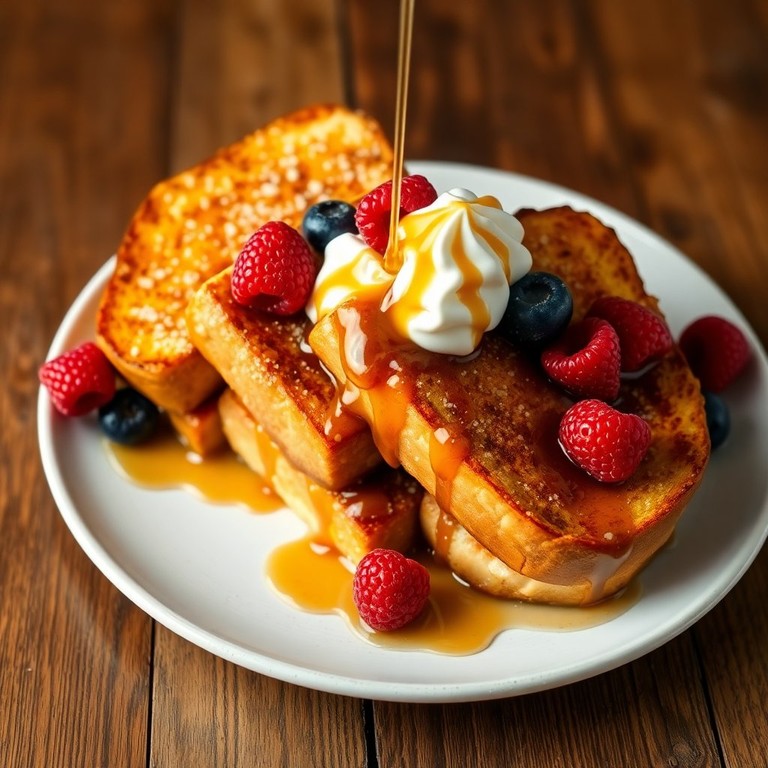 Vanilla Ice Cream French Toast Delight - Mr. Cook