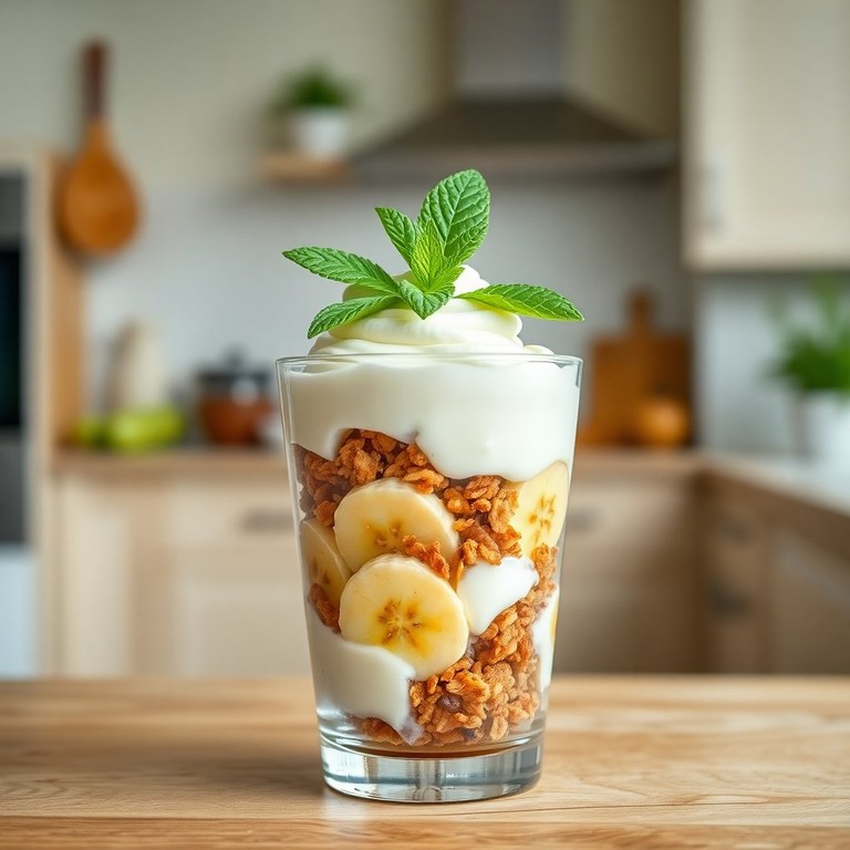 Banana Curd Parfait Delight - Mr. Cook